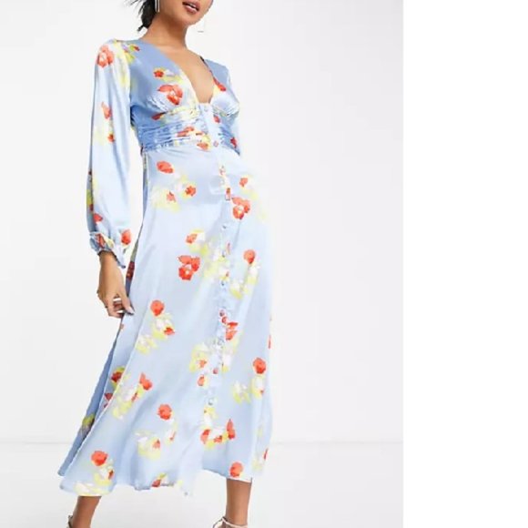 ASOS | Dresses | Nwt Asos Satin Dress | Poshmark